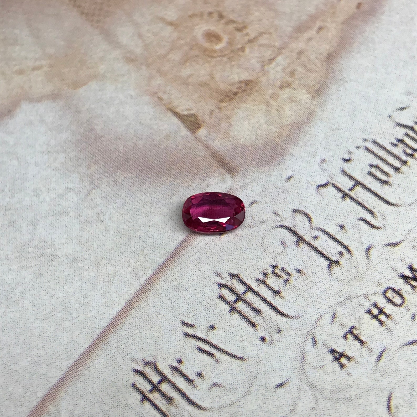 0.61 Carat Natural Ruby Heat Only 6x4mm Loose Gemstone - Etsy