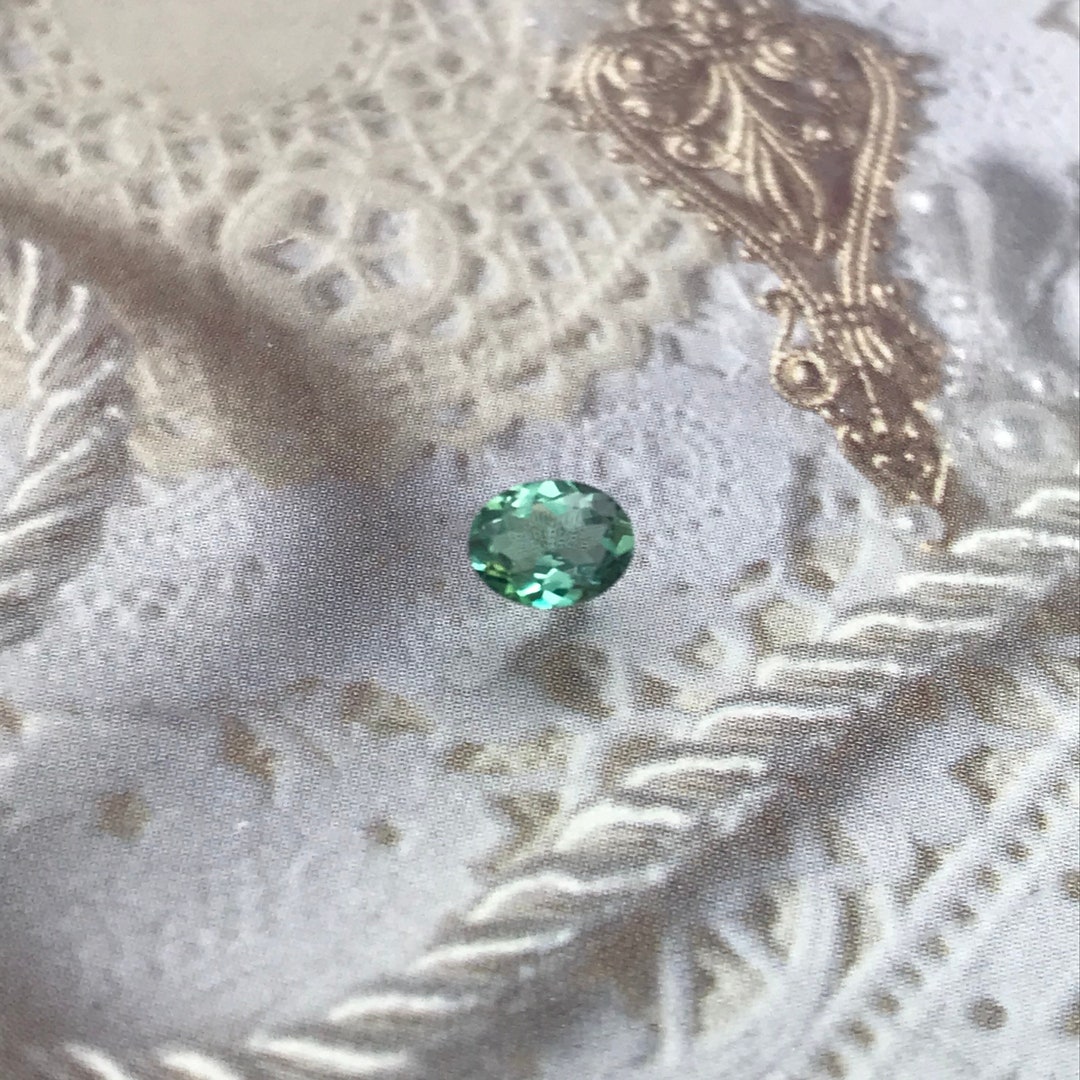 Natural Chrysoberyl 0.45 Carat 5.5x4.3mm Blue Green Loose Gemstone - Etsy