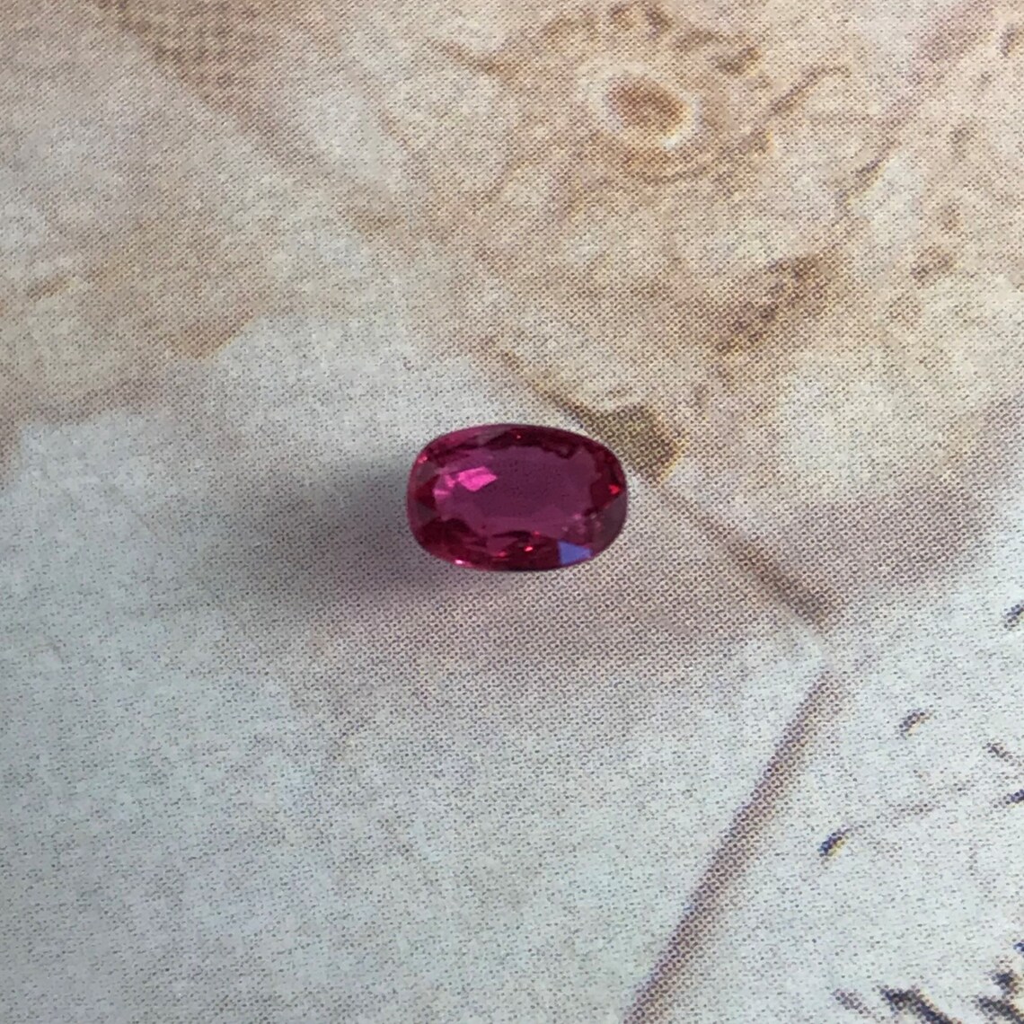 0.61 Carat Natural Ruby Heat Only 6x4mm Loose Gemstone - Etsy
