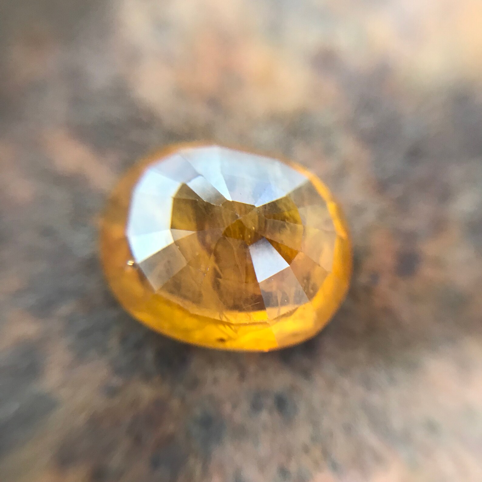 12x10mm Natural Orange Sapphire 6.24 Carats Oval Cut Be - Etsy