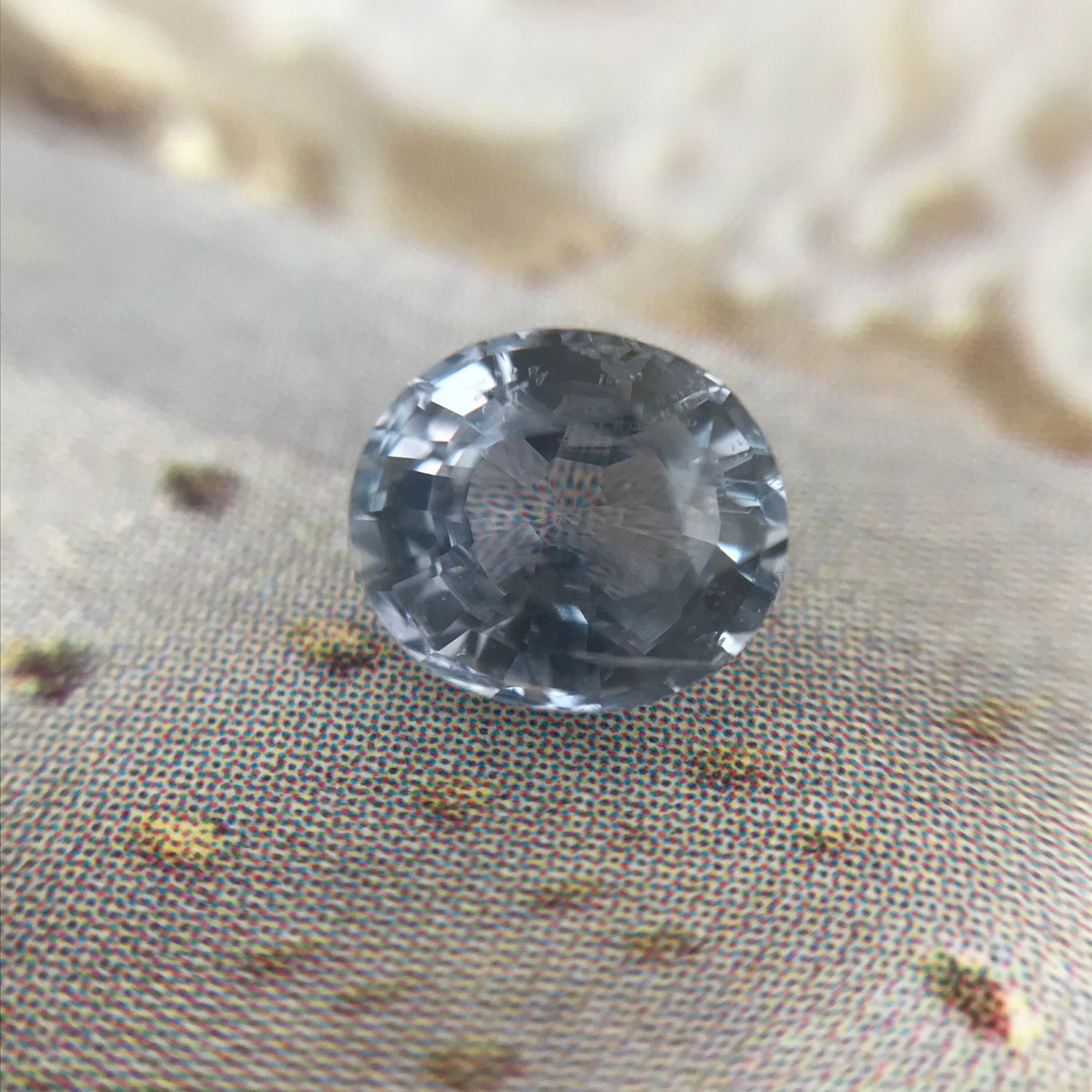 Natural Ice Blue Sapphire 5.8x5mm Oval 0.94 Carat Loose | Etsy