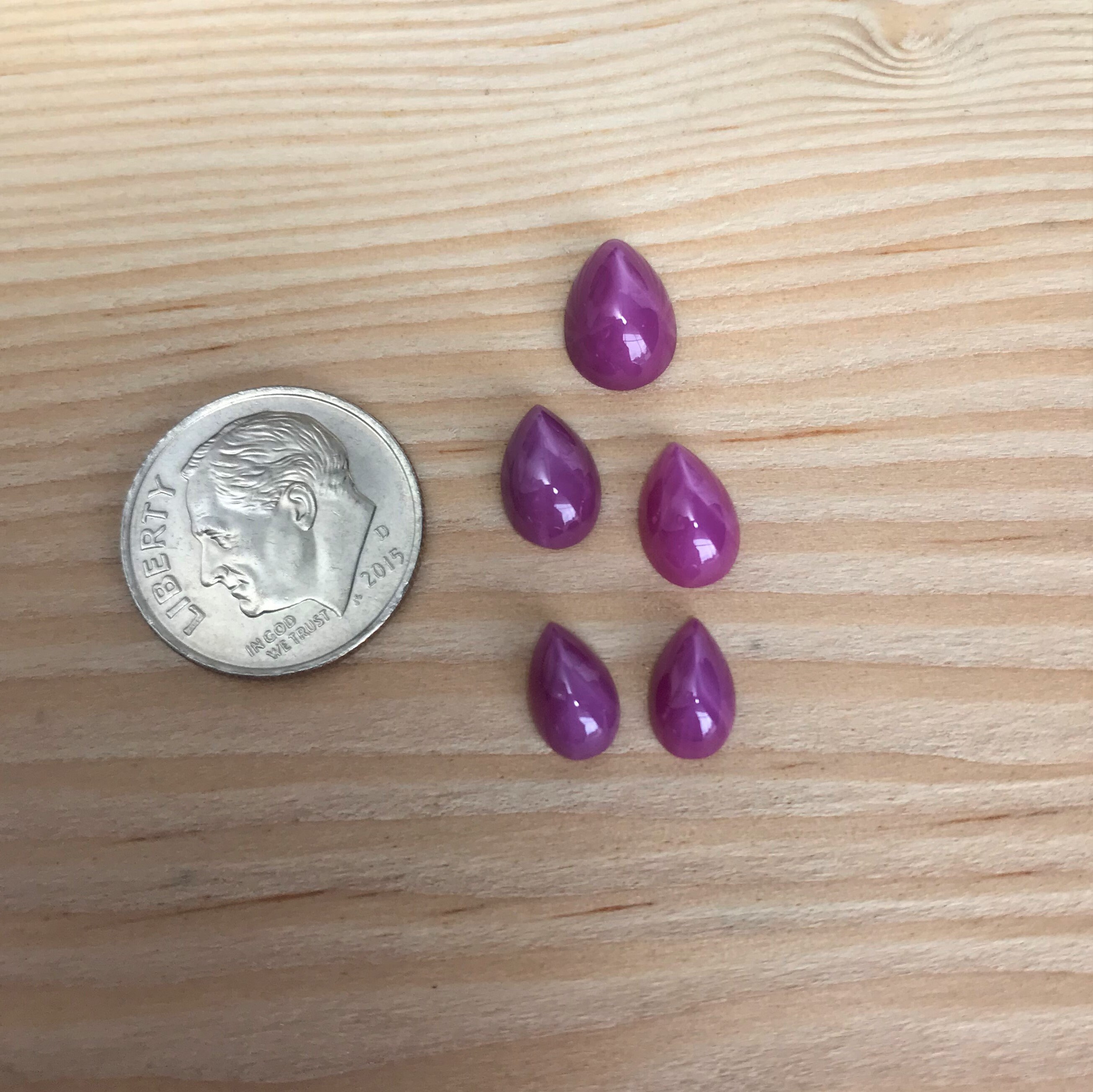 Signed Linde Star Ruby 8x5mm 9x6mm 10x7mm Pear Synthetic Star | Etsy