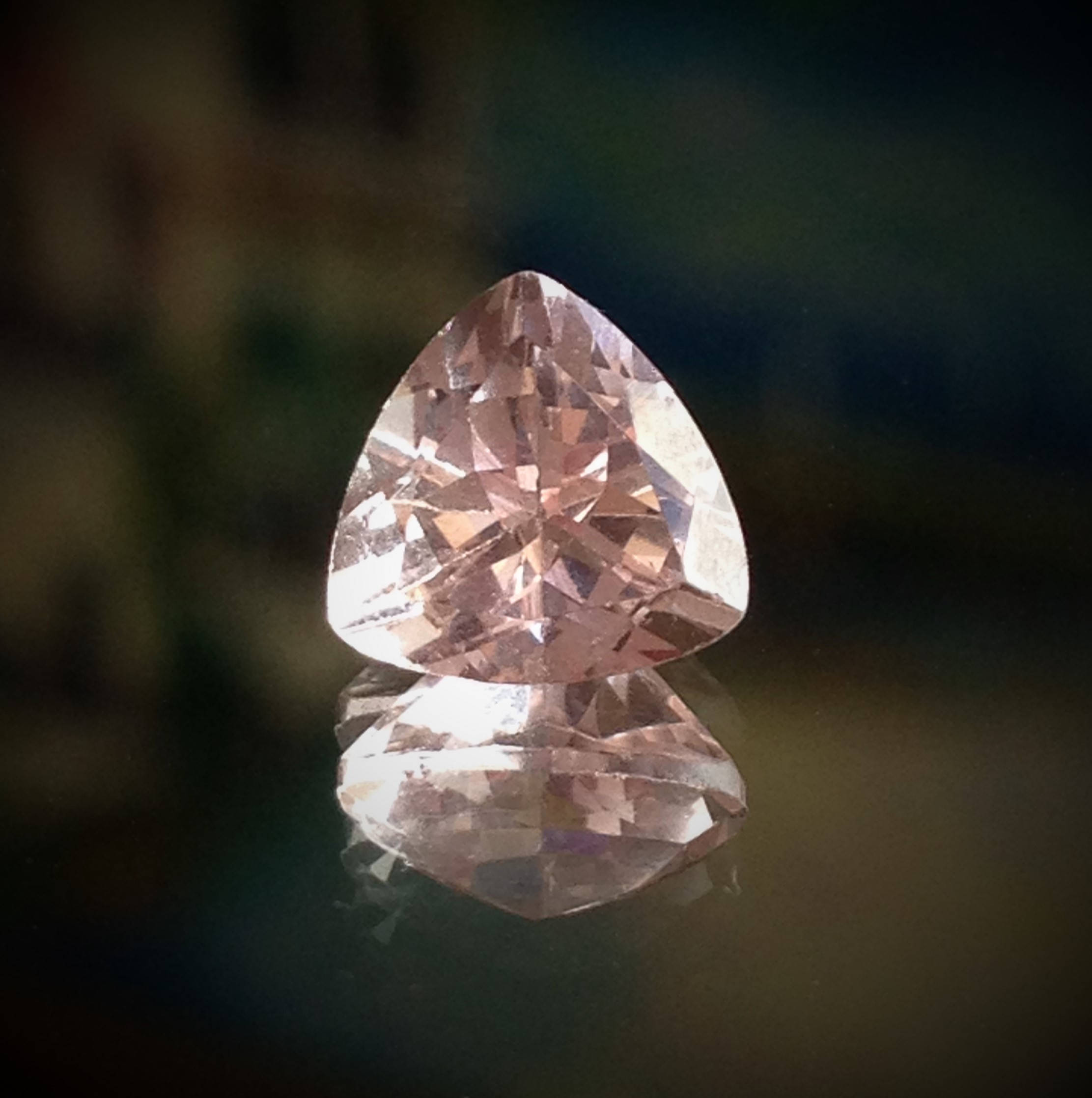 Morganite 8x8mm 1.77 Ct Trillion Cut Salmon Pink Purple Loose - Etsy