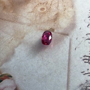 0.61 Carat Natural Ruby Heat Only 6x4mm Loose Gemstone Oval/cushion Cut ...
