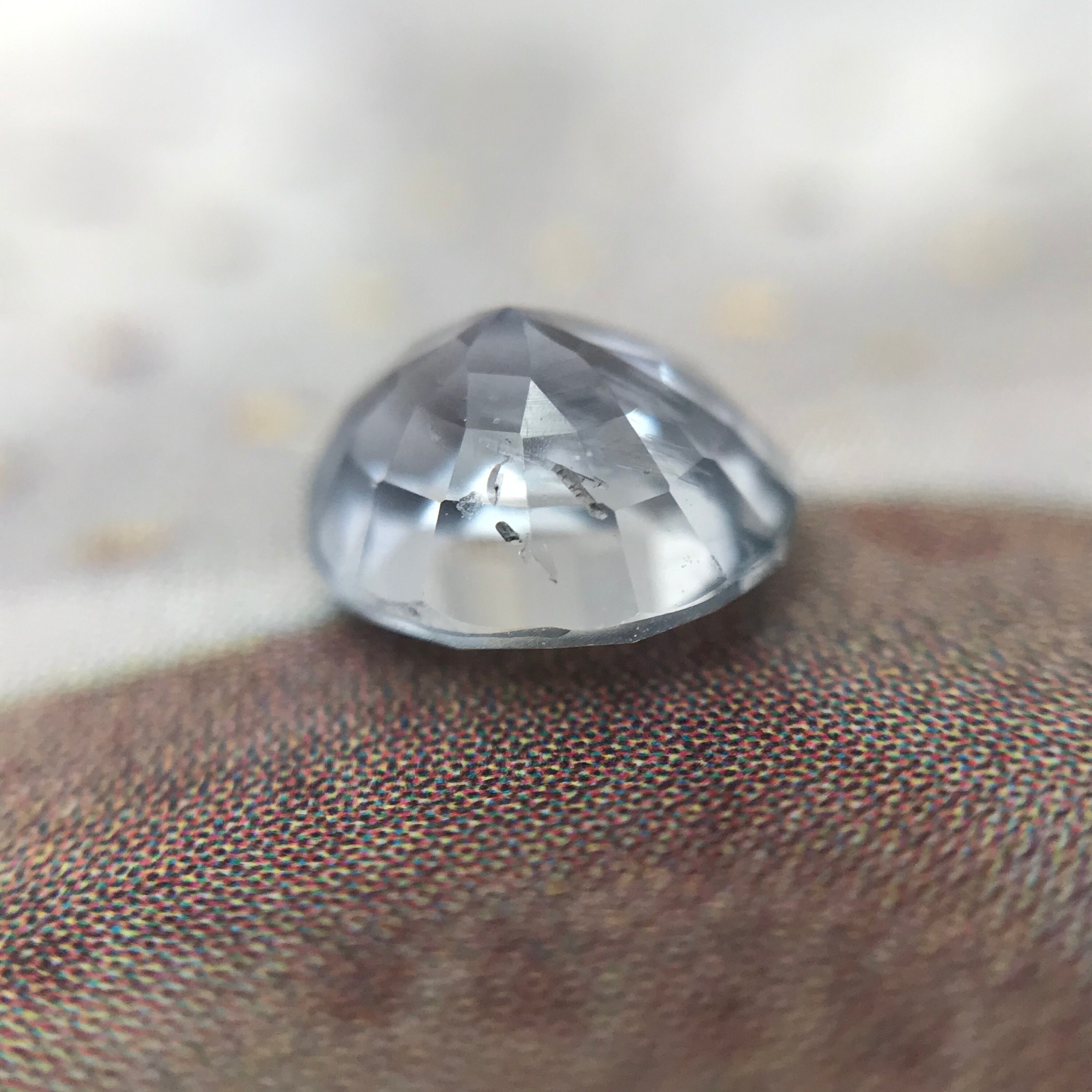 Natural Ice Blue Sapphire 5.8x5mm Oval 0.94 Carat Loose | Etsy