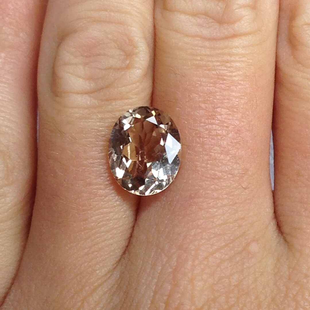 12x10mm Champagne Precious Topaz 5 quilates, corte ovalado Piedra ...