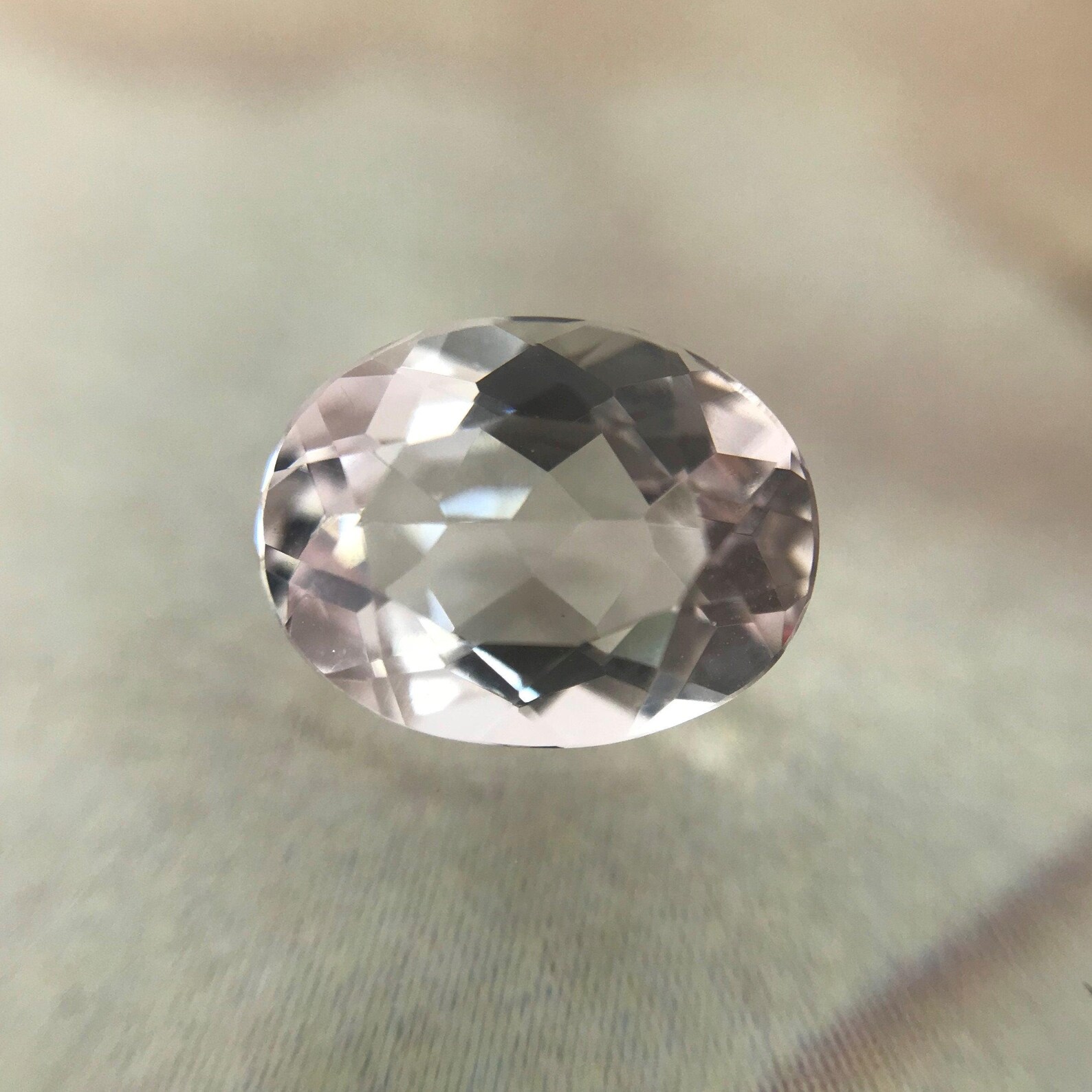 Light Pink Morganite 9x7mm 1.62 Carat Oval Cut Faceted Loose Wholesale ...