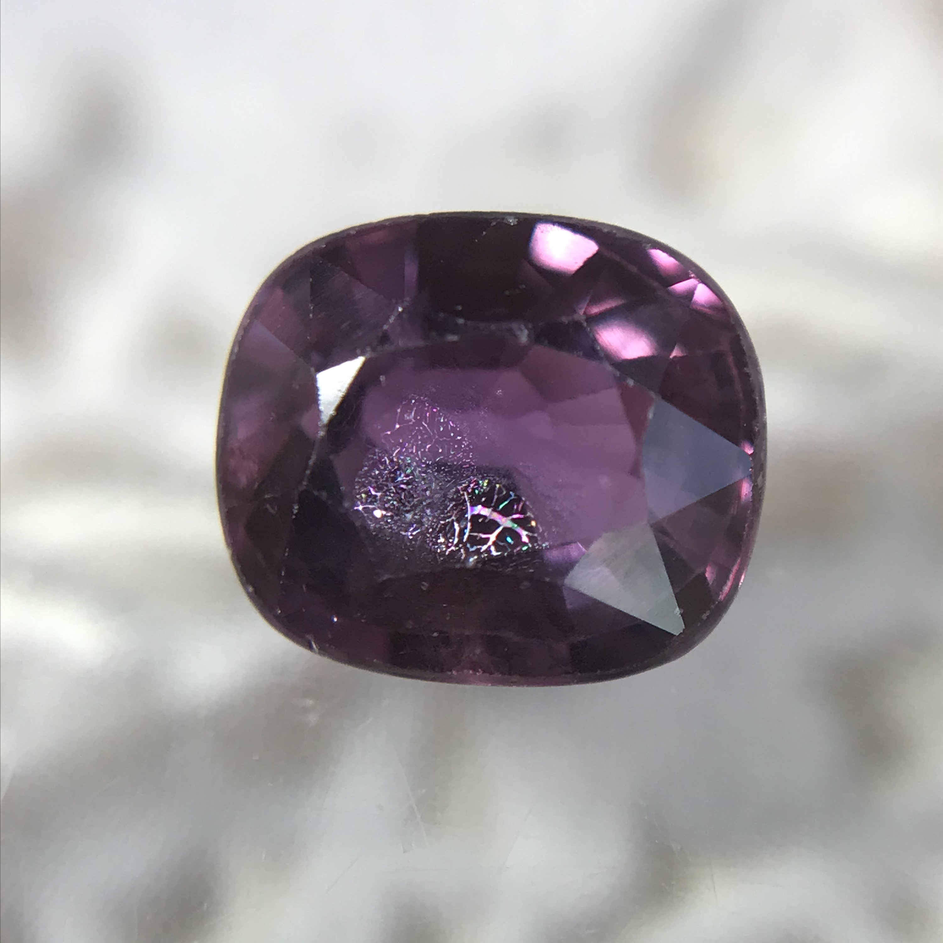 Natural Purple Sapphire 1.04 carats 6.2x5.3 mm Fancy Sapphire | Etsy
