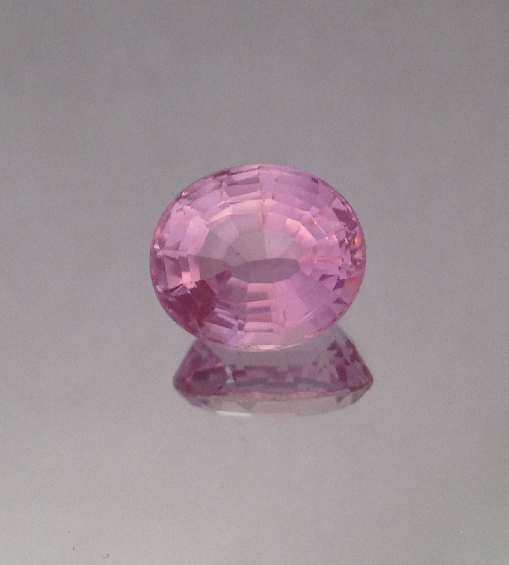 Kunzite 13x11.3mm 8.4 carats Oval Pink Purple Spodumene | Etsy