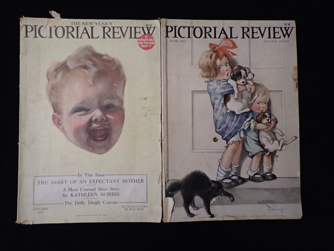 Pictorial Review Magazine November 1916 January 1917 June 1917 July ...