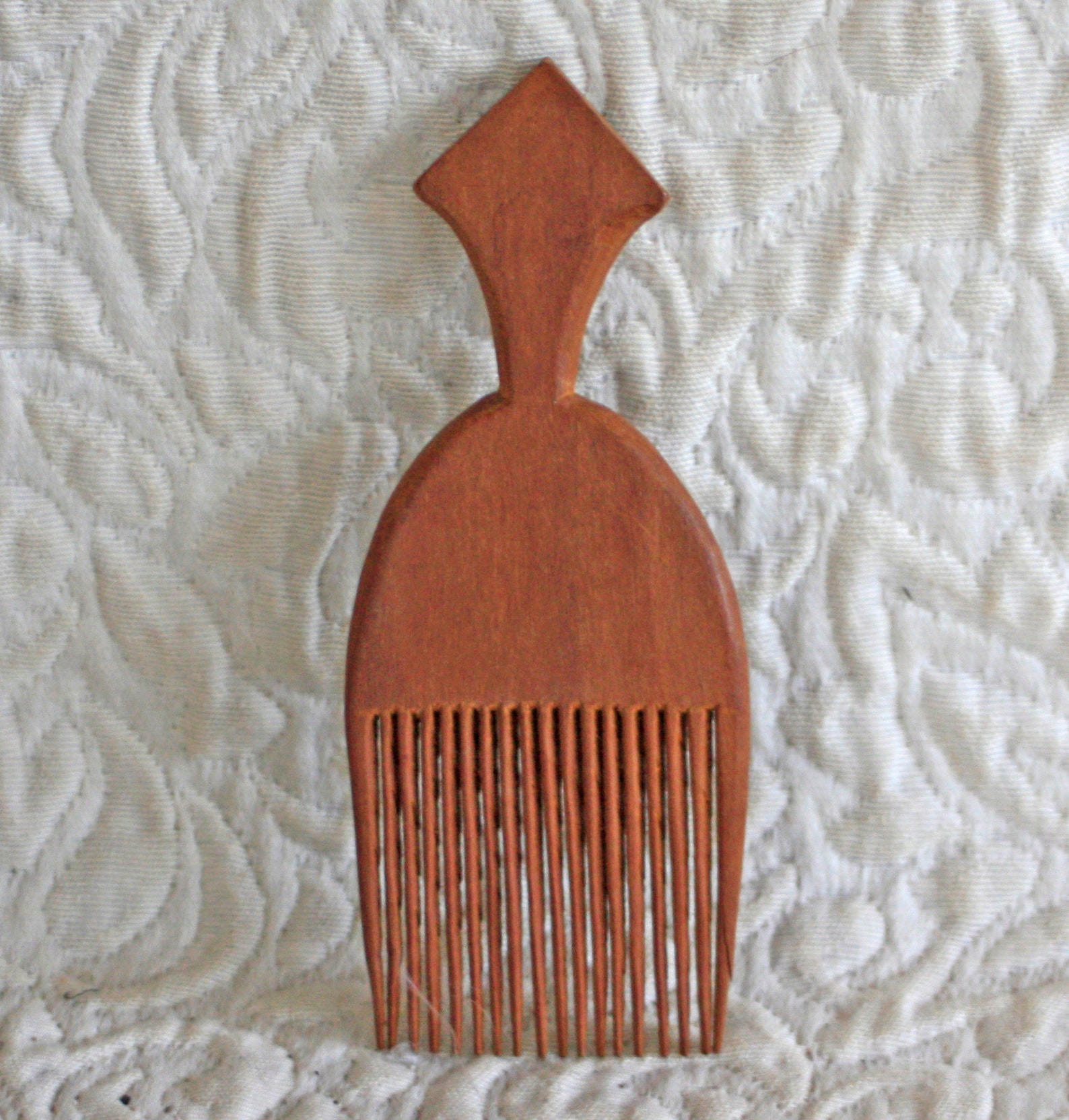 3 Vintage African Tribal Wooden Carved Hair Combs Nigeria Yoruba Tribe ...