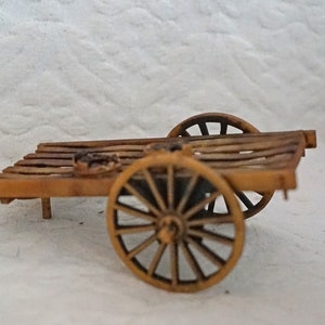 Vintage Mini Japanese Sculpture of Cow Pulling Farm Cart - Etsy