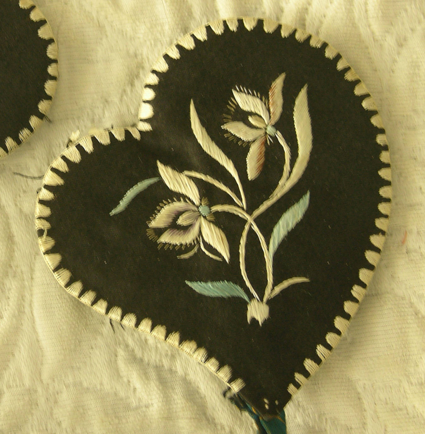 Antique Chinese Pair of Embroidered Ear Muffs From Qing Dynasty - Etsy