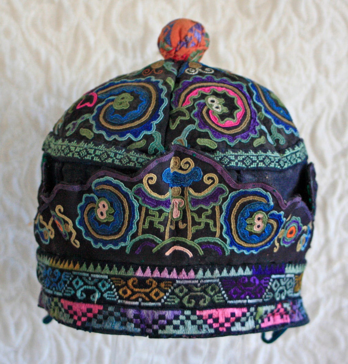 Vintage Chinese Child's Hat Han and Miao Ethnic Minority - Etsy