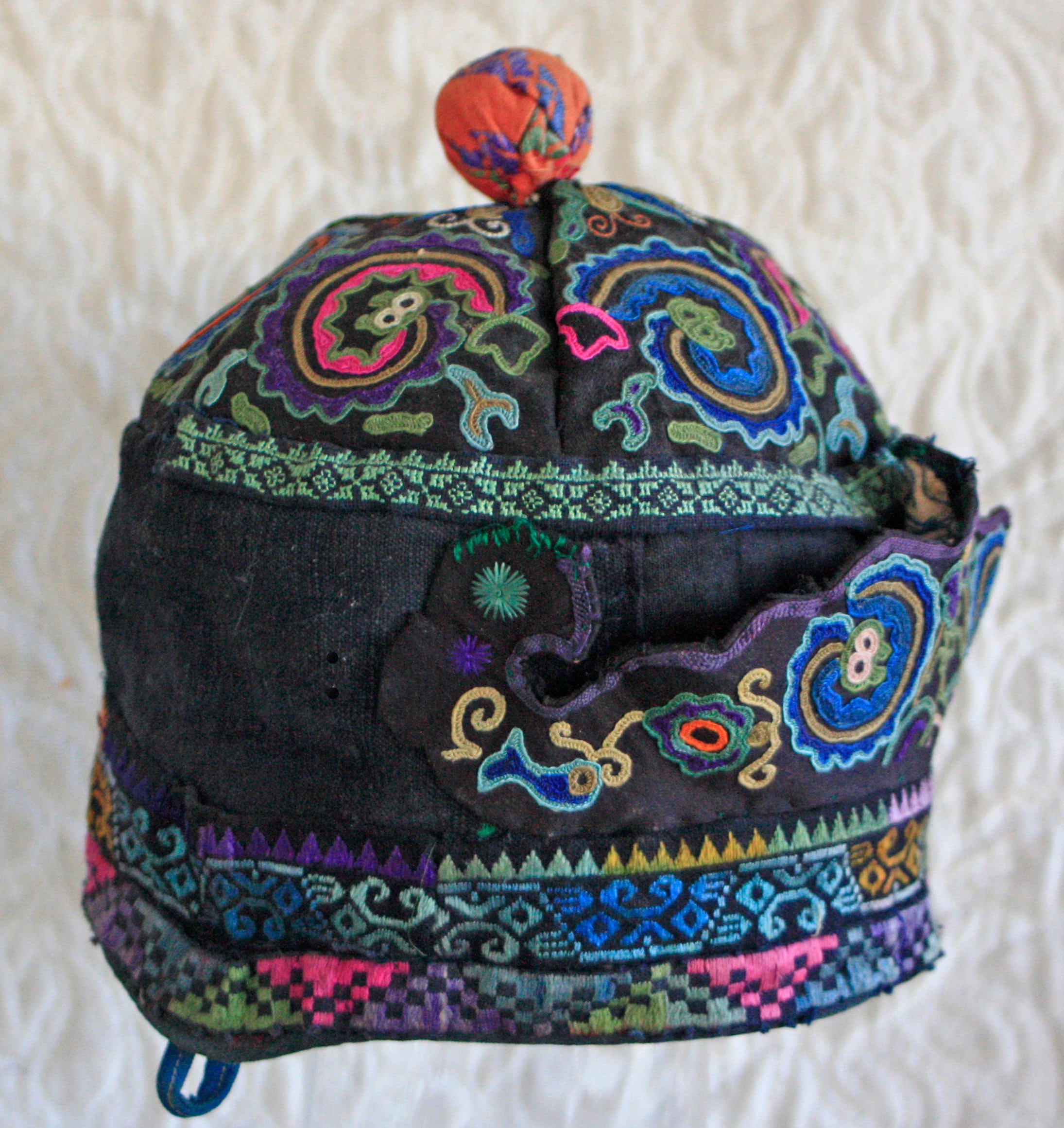 Vintage Chinese Child's Hat Han and Miao Ethnic Minority - Etsy