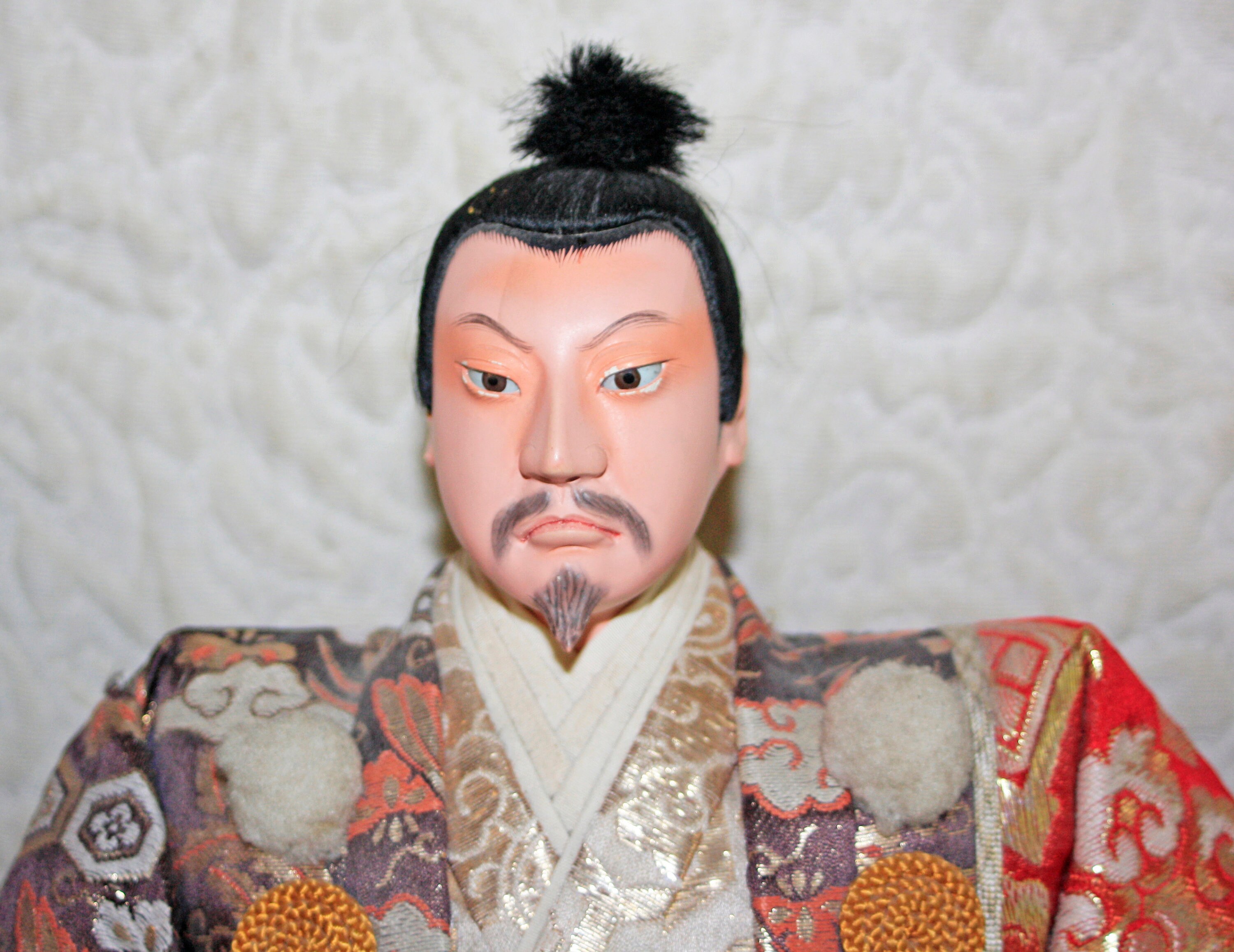 Large Vintage Seated Japanese Samurai Doll - Etsy