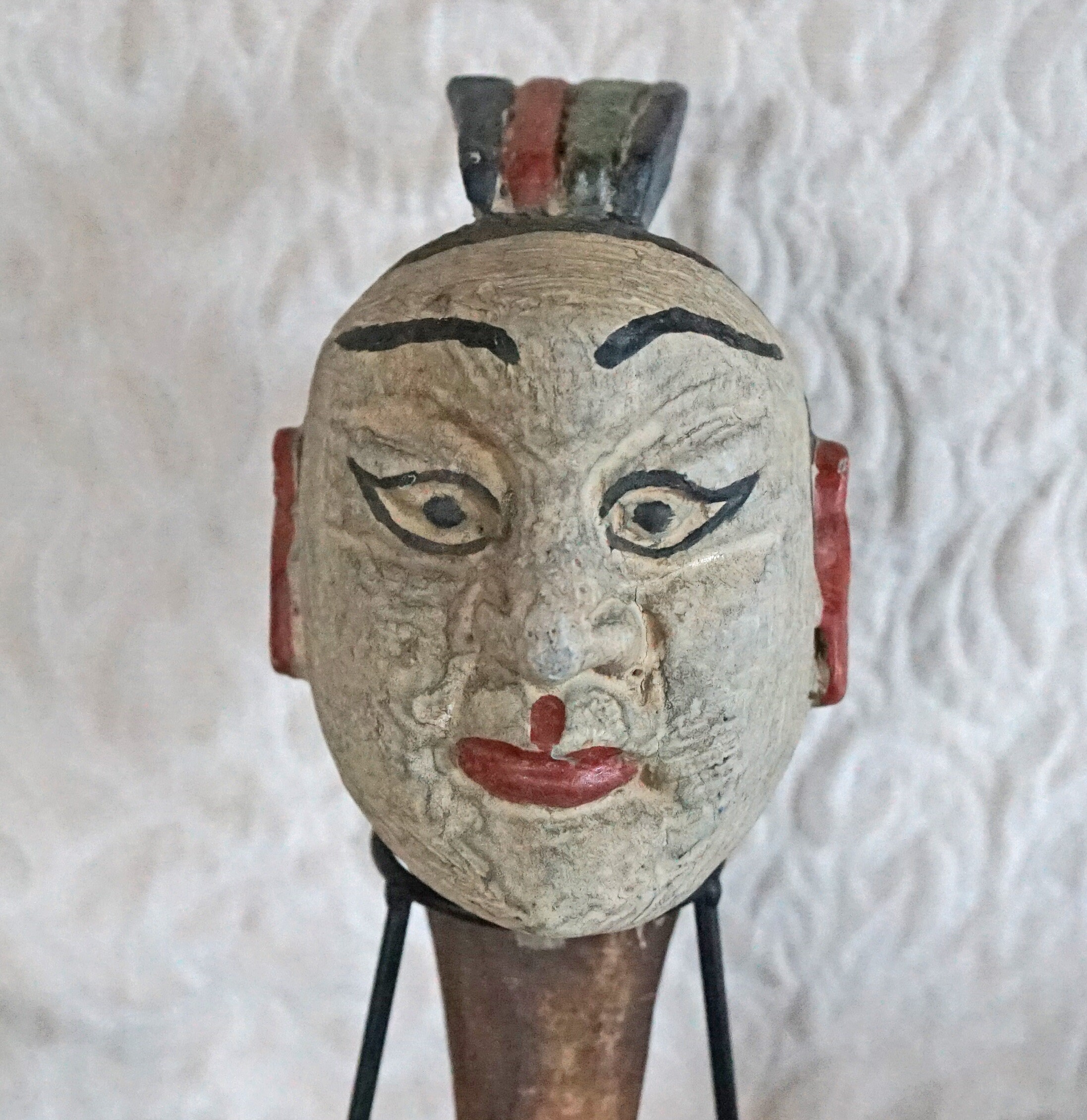 Antique Chinese Carved Wood Puppet Head - Etsy