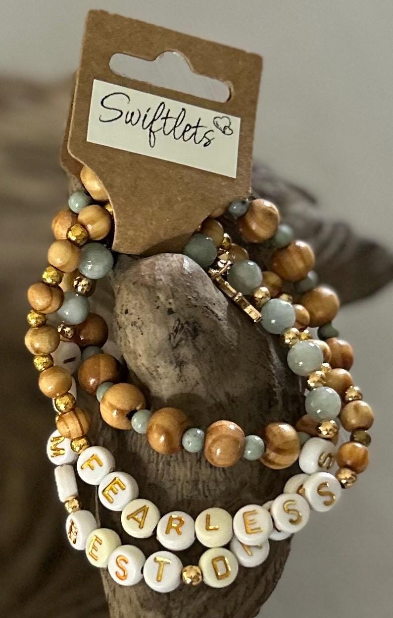 3 Friendship Bracelets in Fearless - Etsy
