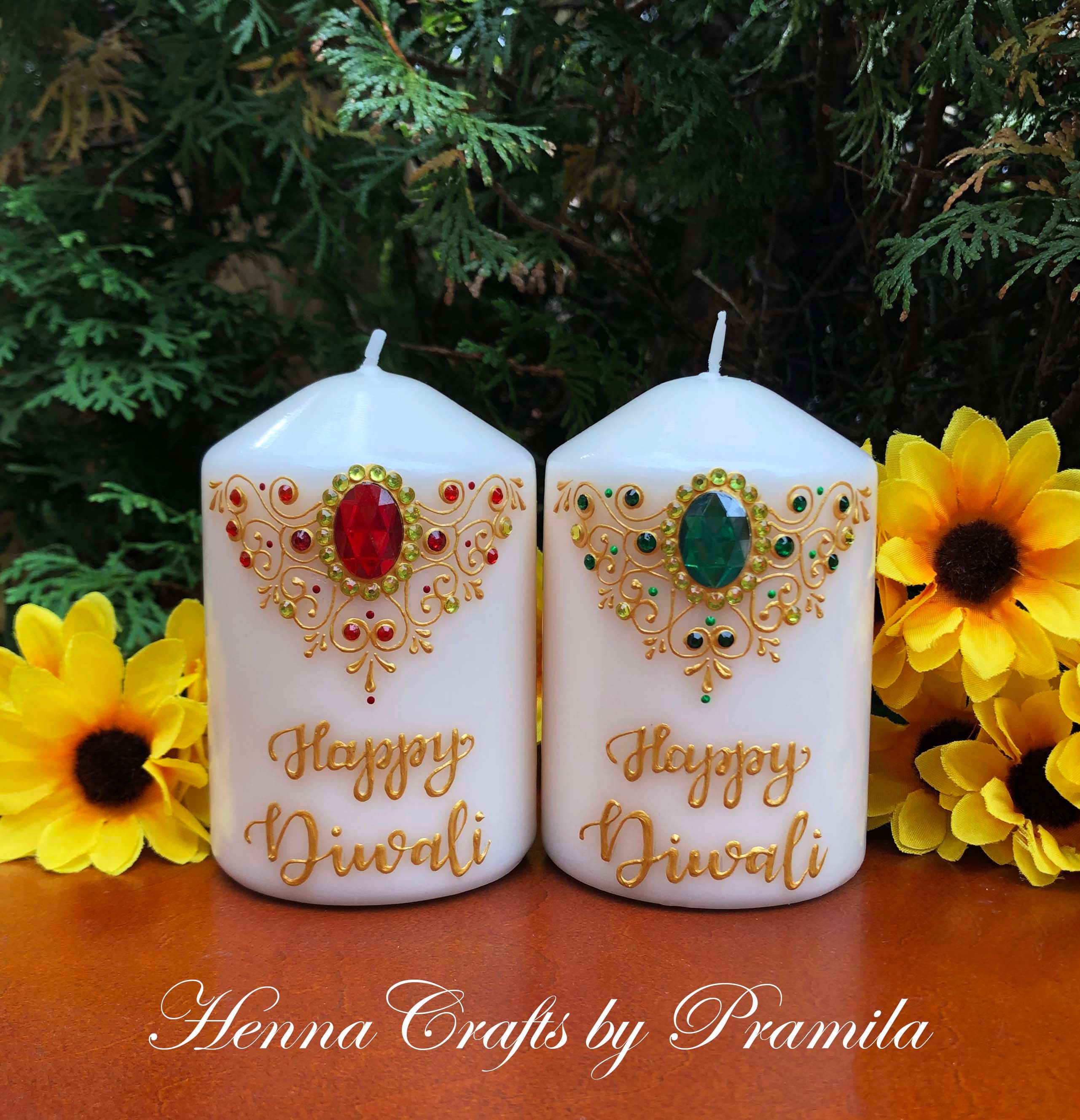 Happy Diwali Candle Gifts Diwali Diwali Hamper Gift Idea | Etsy