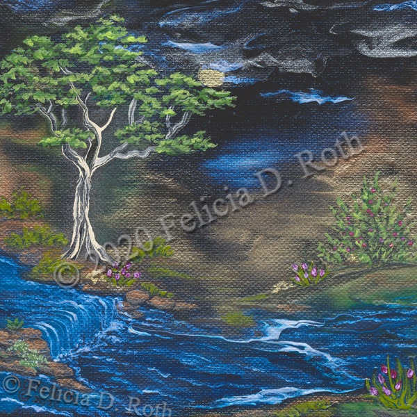 Tree Painting Art - Etsy
