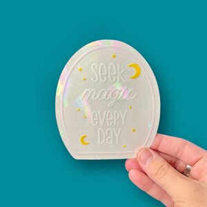 Rainbow Suncatcher Window Sticker Decal | Seek Magic Every Day ...