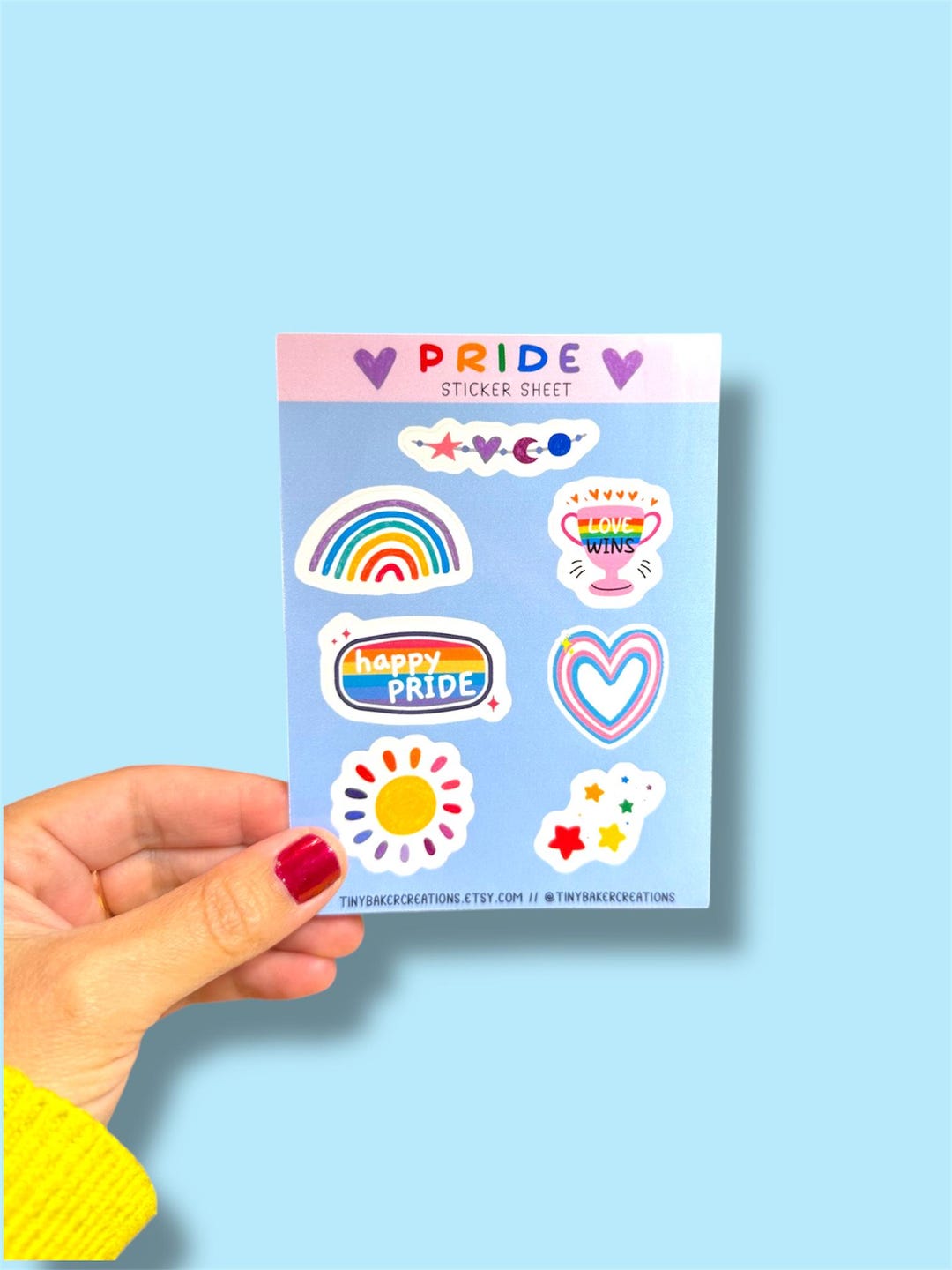 Pride Sticker Sheet | Peel and Stick | LGBTQIA | Pride Month / Pride ...