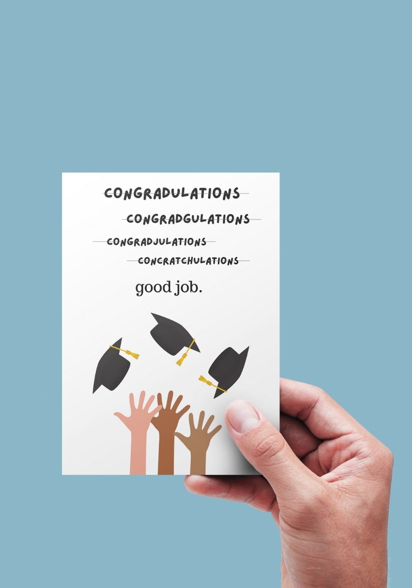 Congratulations Graduation Greeting Card Funny Graduation | Etsy