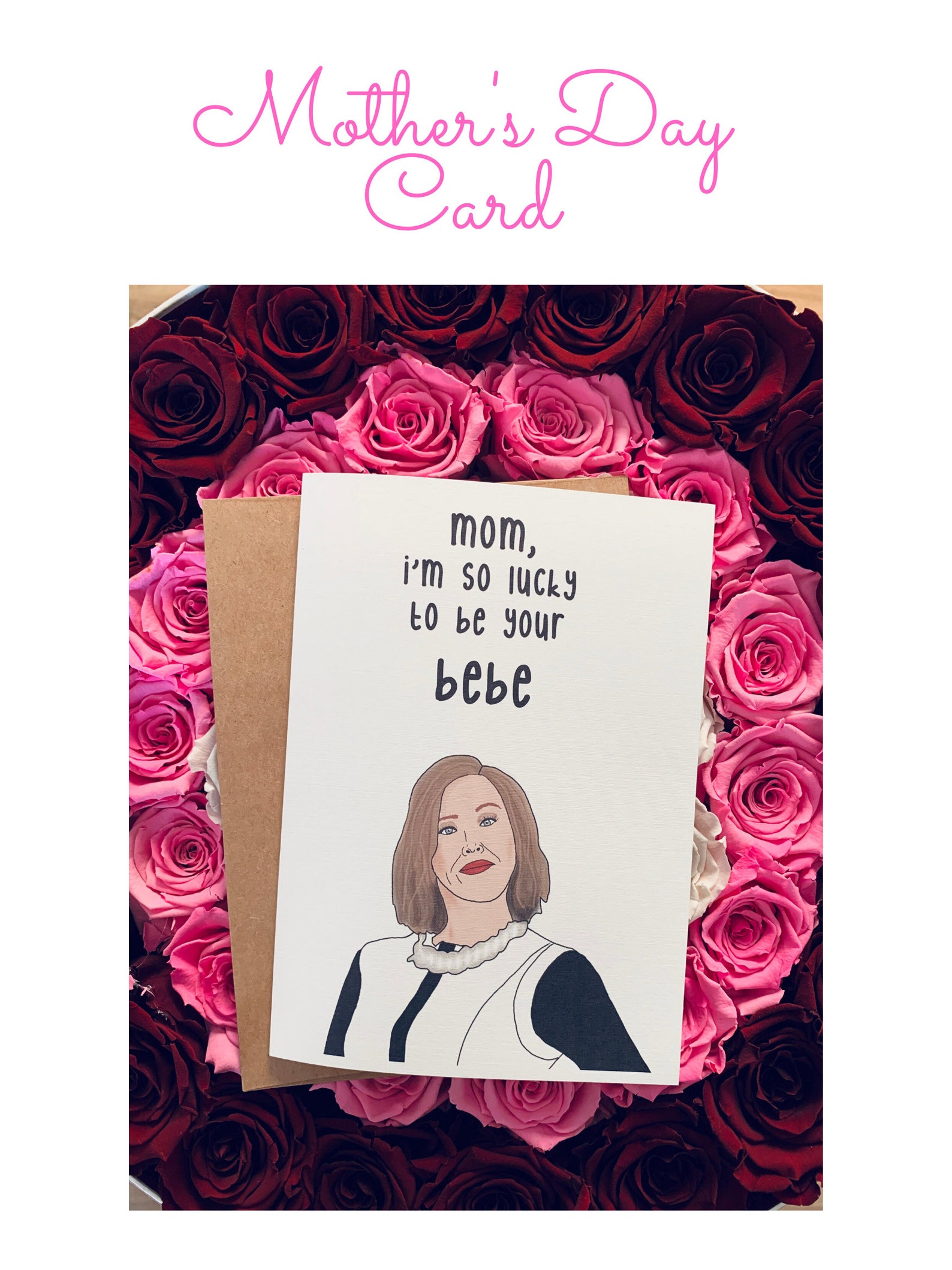Mom Birthday Card For Mom Mothers Day Card Moira Rose Etsy