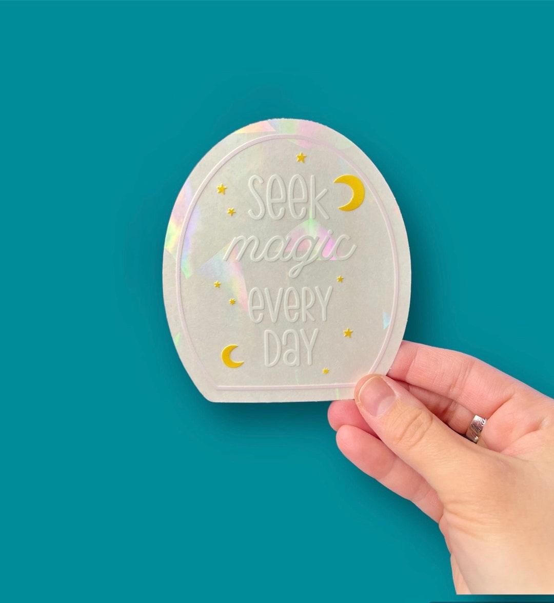 Rainbow Suncatcher Window Sticker Decal | Seek Magic Every Day ...