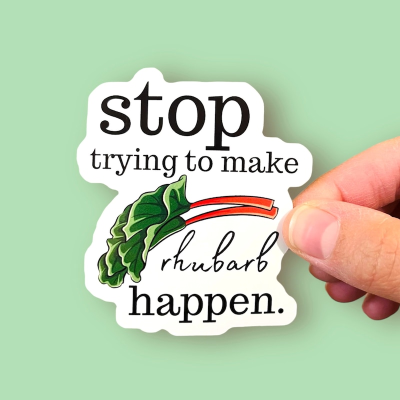 Rhubarb - Etsy