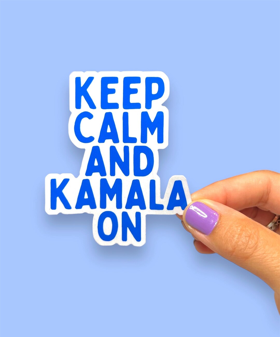 Kamala on 2024 Election Vinyl Sticker Liberal Democrat Political ...