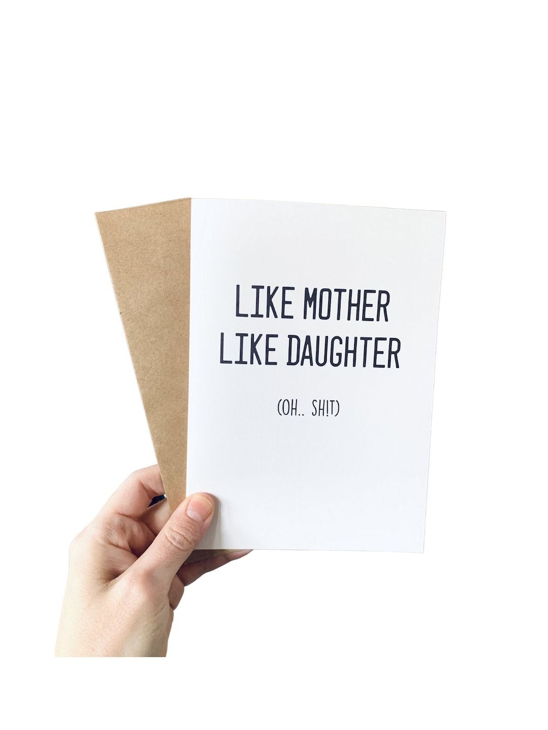 Like Mother Like Daughter - Mother’s Day Card | Birthday Card for Mom ...