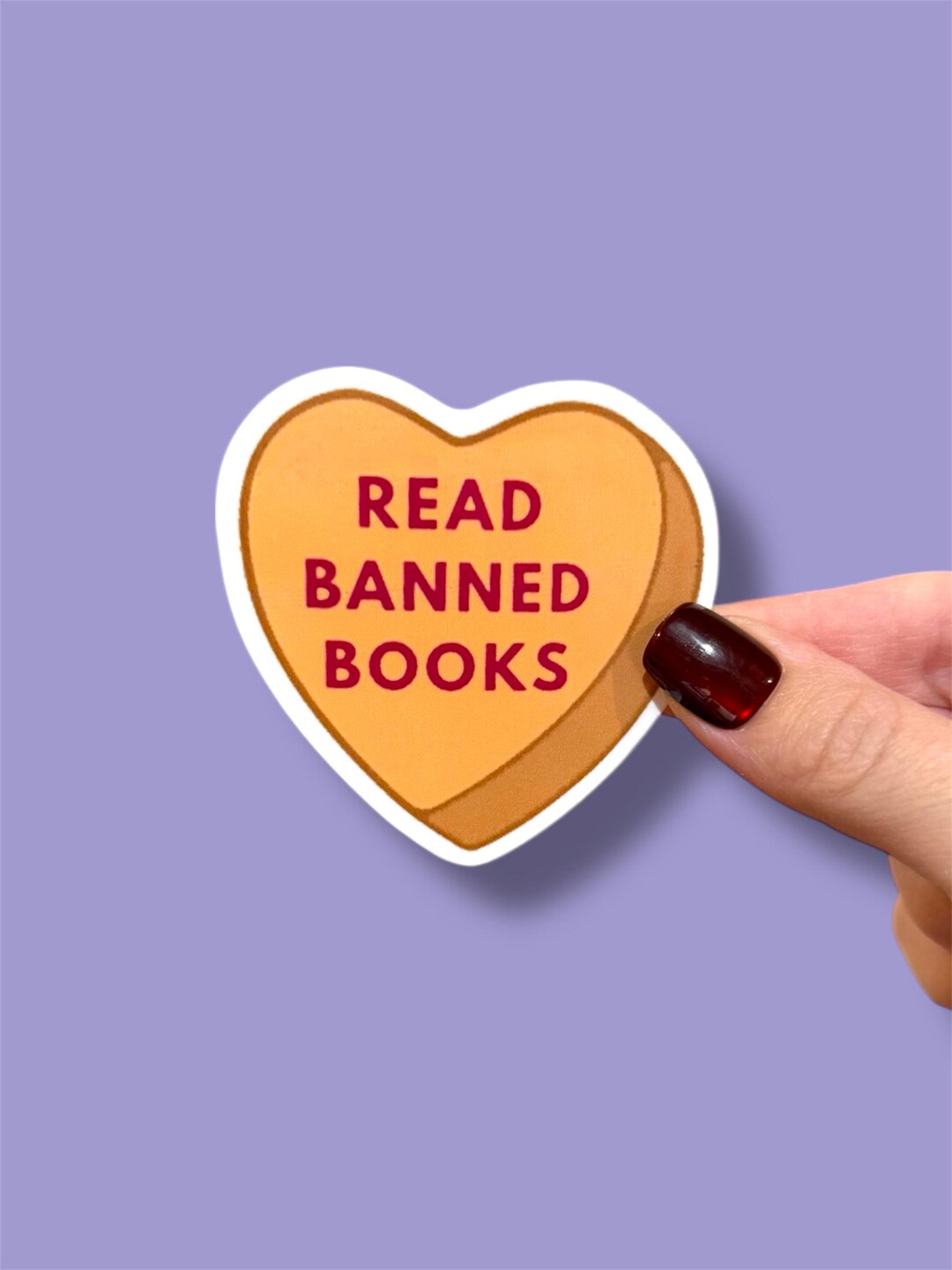Read Banned Books Vinyl Sticker | Political Sticker | Anti ICE | Equal ...