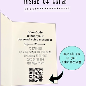 QR Code - Custom Voice Message Greeting Card - Record Your Voice ...