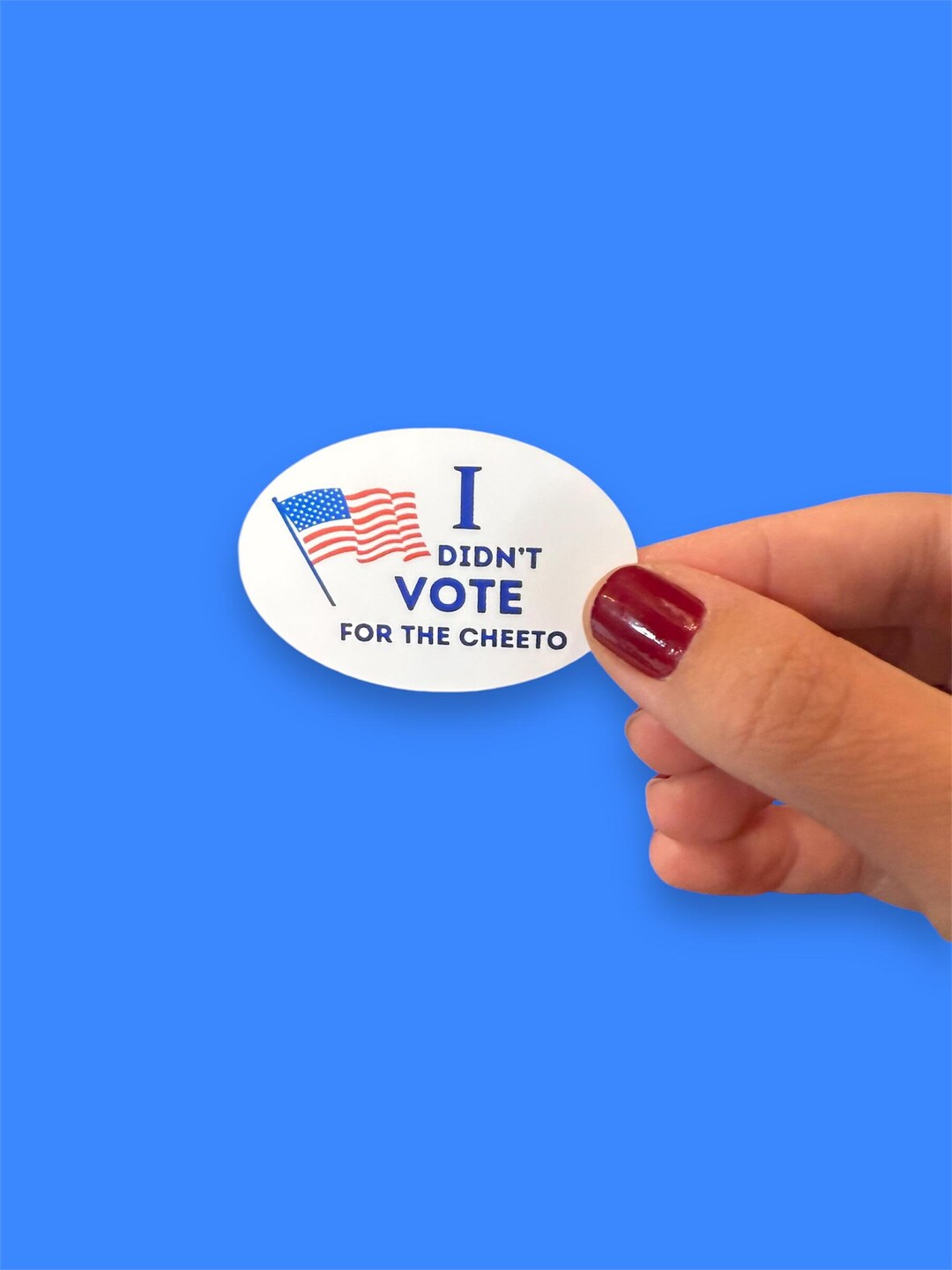 Spoof I Voted Vinyl Sticker | Election | Liberal / Democrat / Social ...