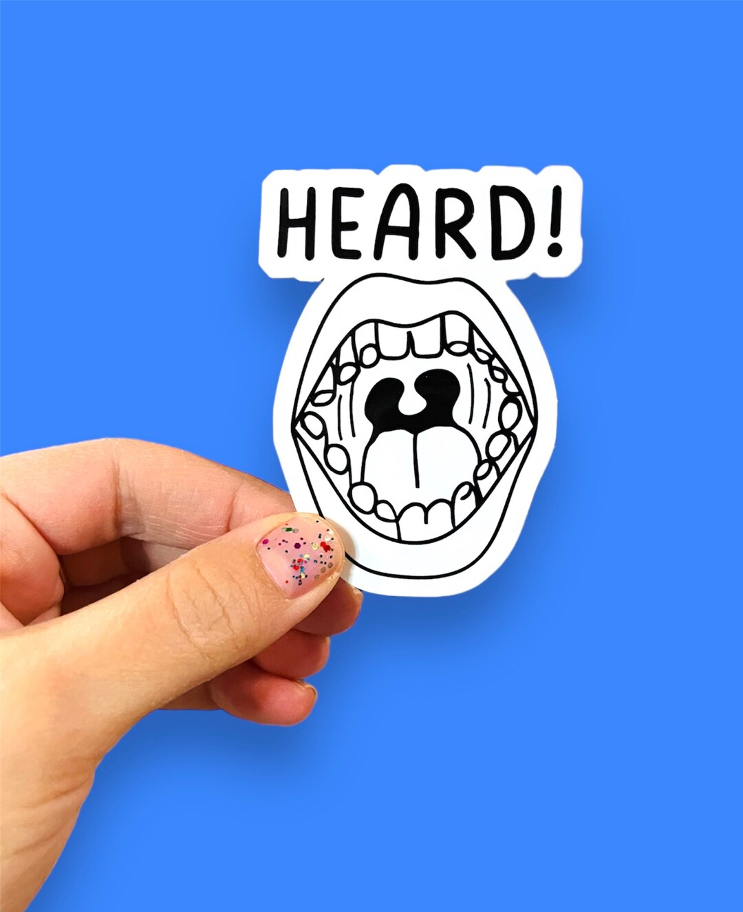 Heard! Restaurant Lingo Vinyl Sticker L Water Bottle Sticker | Funny ...