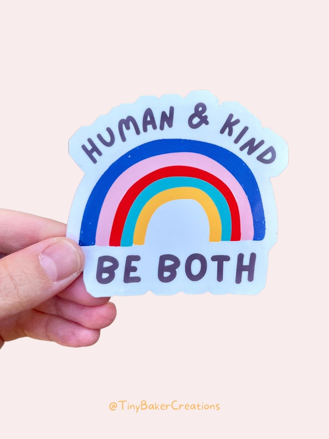 Human Kind Be Both Sticker / Magnet | Humankind / Do Good | Water ...