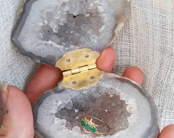 Geode ring box | Etsy