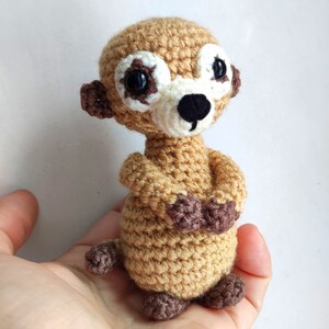 Tiny Meerkat Pattern, Crochet Meerkat, PDF Pattern, Digital Download ...