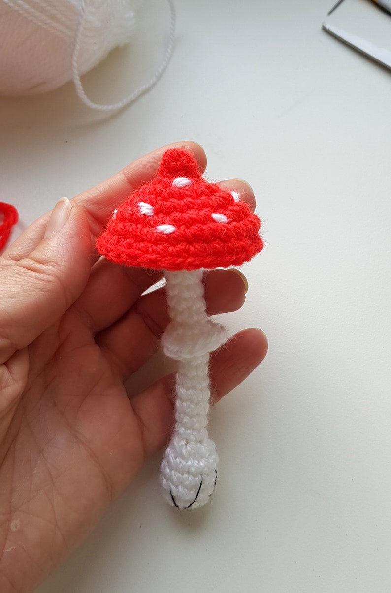 Red Mushroom Crochet Crochet Toadstool PDF PDF Pattern - Etsy