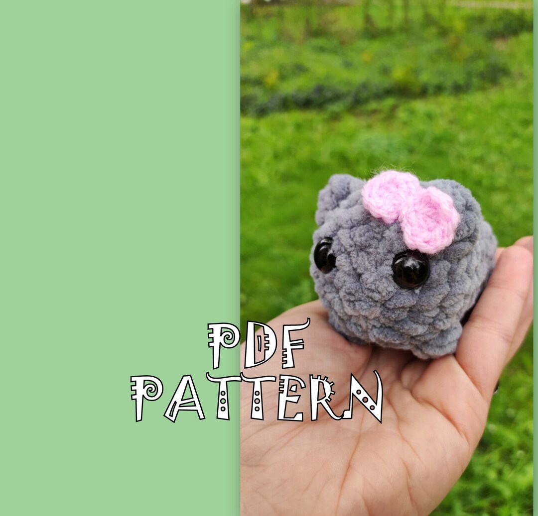 Sad Eyes Hamster Pattern, Crochet Hamster, PDF Pattern, Digital ...