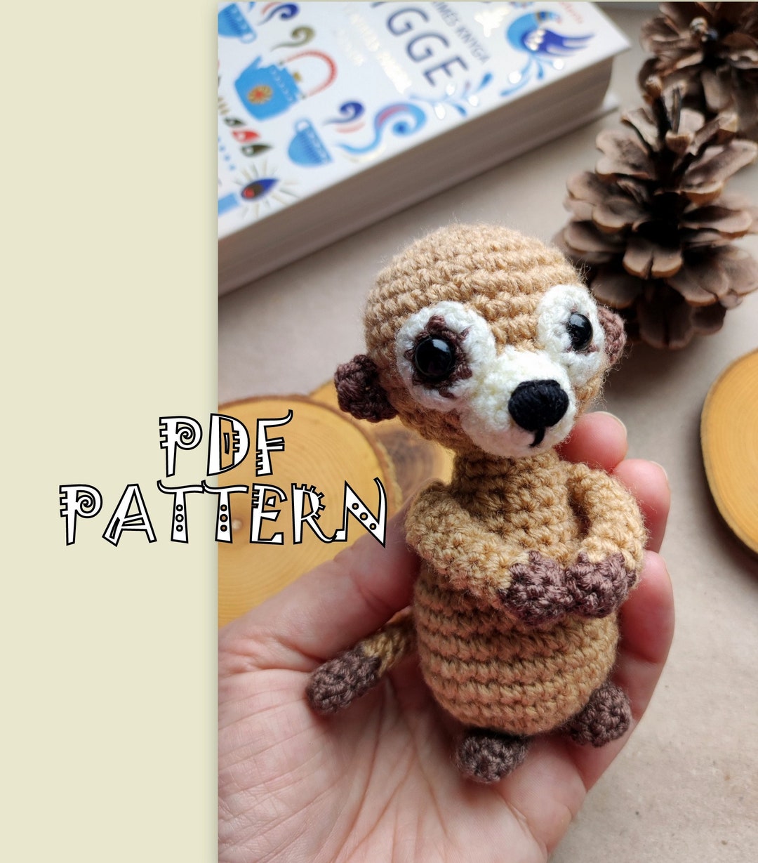 Tiny Meerkat Pattern, Crochet Meerkat, PDF Pattern, Digital Download ...