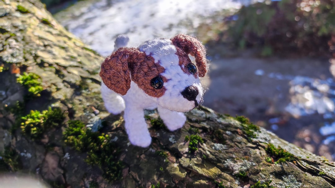 Crochet Puppy, Crochet Dog, Tiny Toy, Pocket Toy, Travel Friend ...