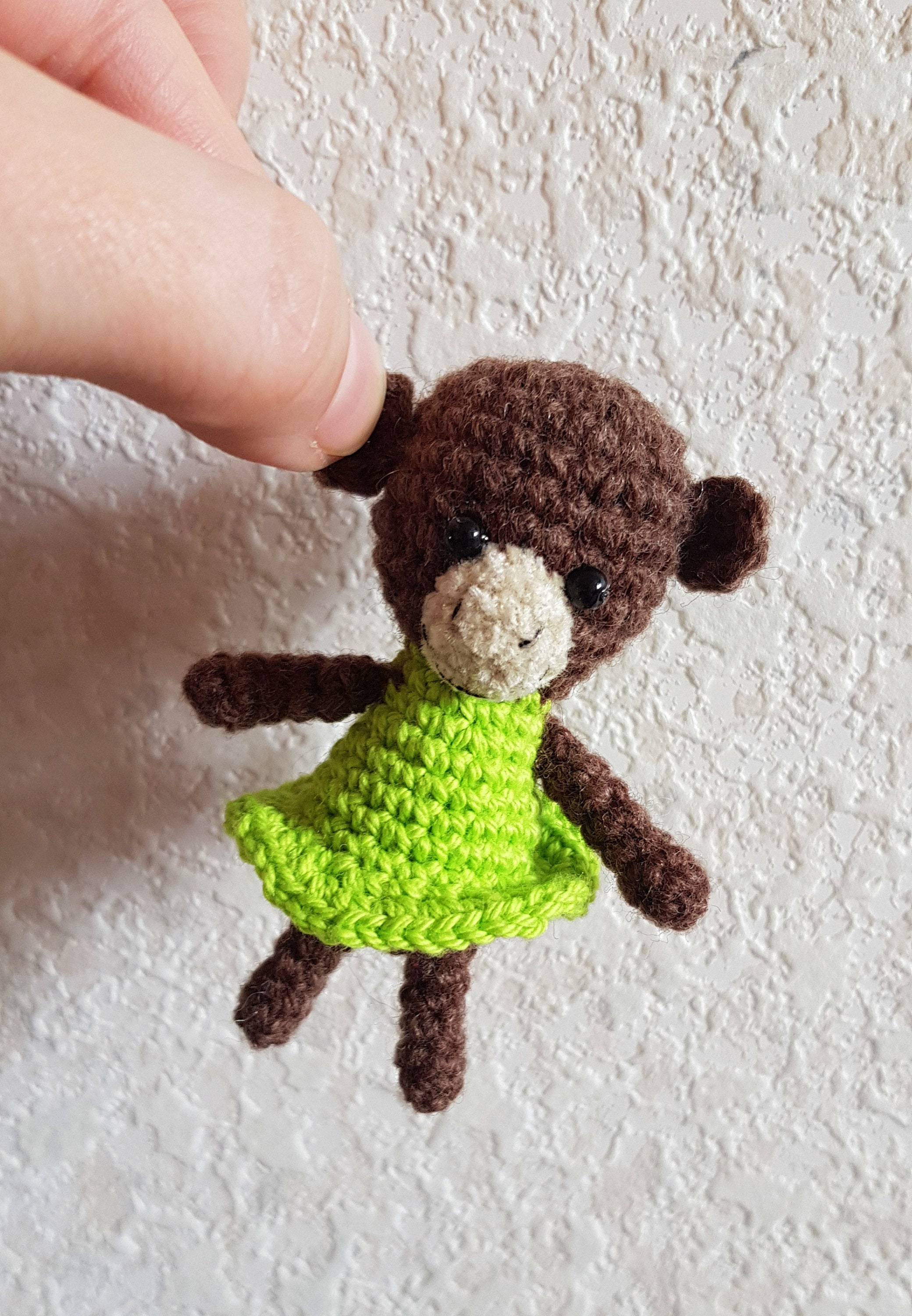 Little Animal Crochet Monkey Tiny Toy Small Monkey Crochet | Etsy