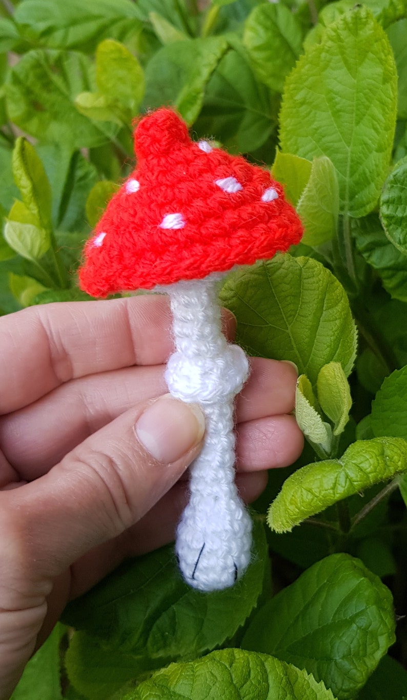 Red Mushroom Crochet Crochet Toadstool PDF PDF Pattern - Etsy
