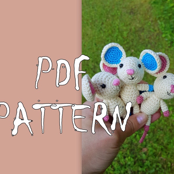 Crochet Mouse Pattern - Etsy