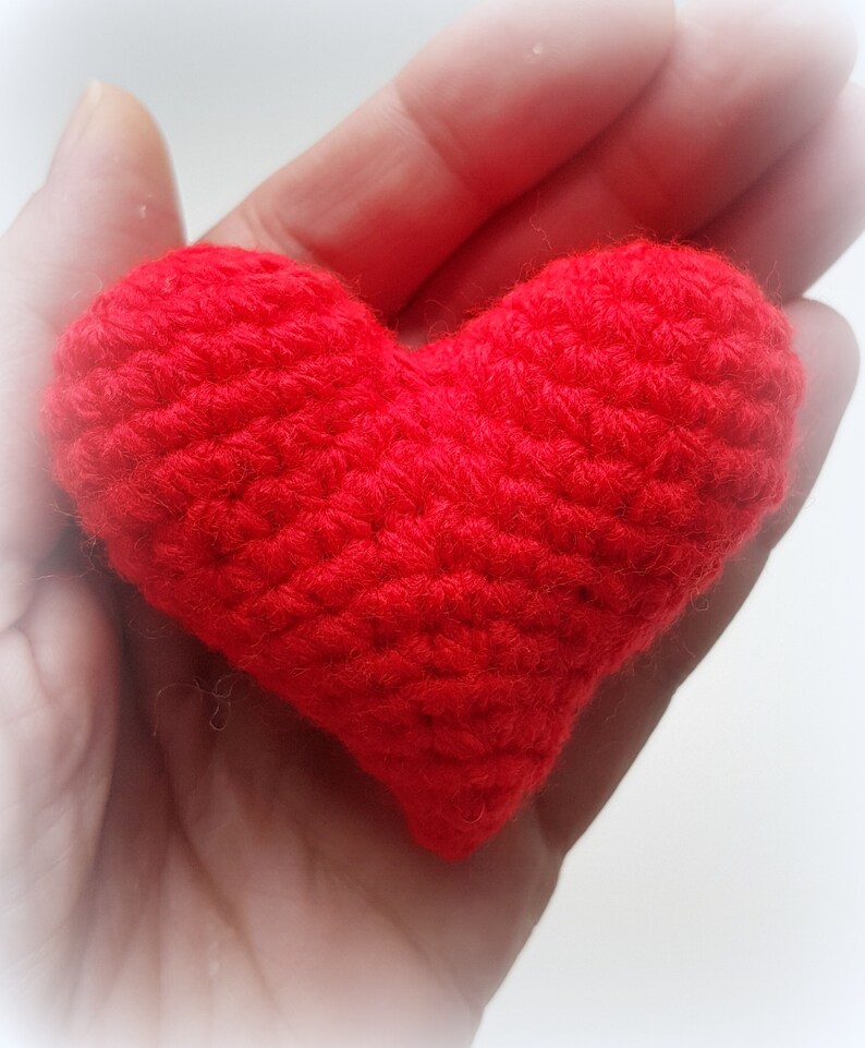 Valentine's Day Heart Crochet Heart PDF PDF Pattern - Etsy
