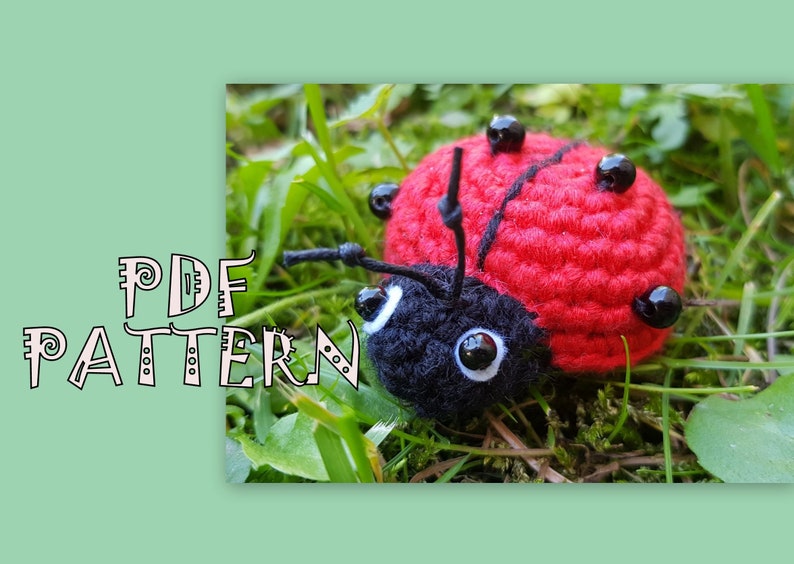 Tiny Bugs Ladybug Pattern PDF Pattern Instant Download PDF - Etsy