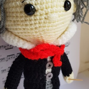 Crochet Beethoven, Musical Gift Knitted Doll, Musical Decoration ...