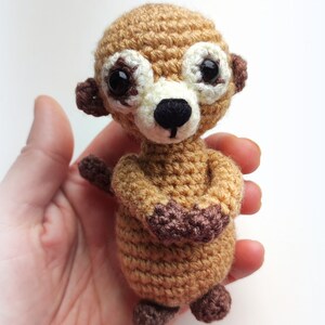 Tiny Meerkat Pattern, Crochet Meerkat, PDF Pattern, Digital Download ...
